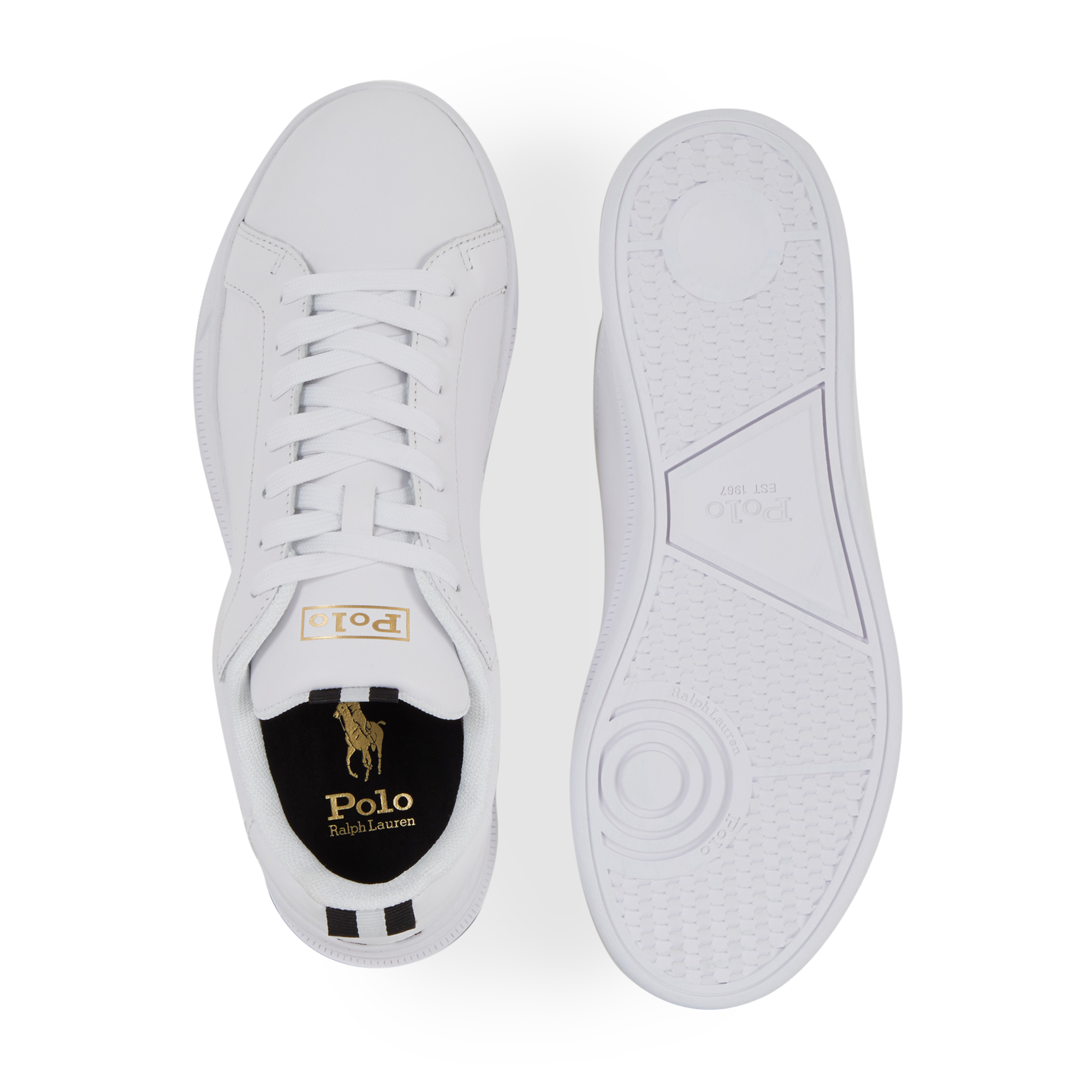 POLO RALPH LAUREN HERITAGE COURT TAPE WHITE/WHITE | Courir.com