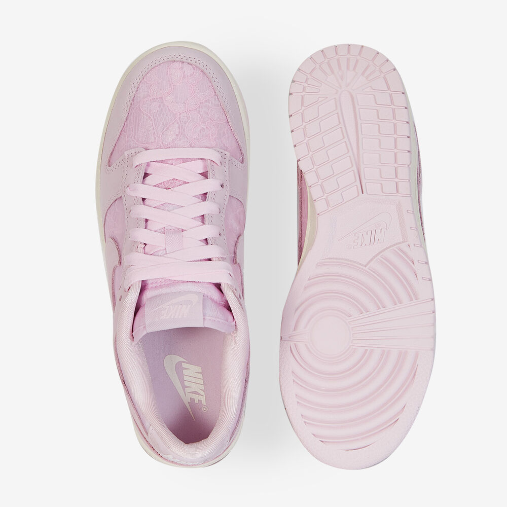 NIKE DUNK LOW LACE SNEAKERS FEMME - ROSE - LACETS | Courir.com