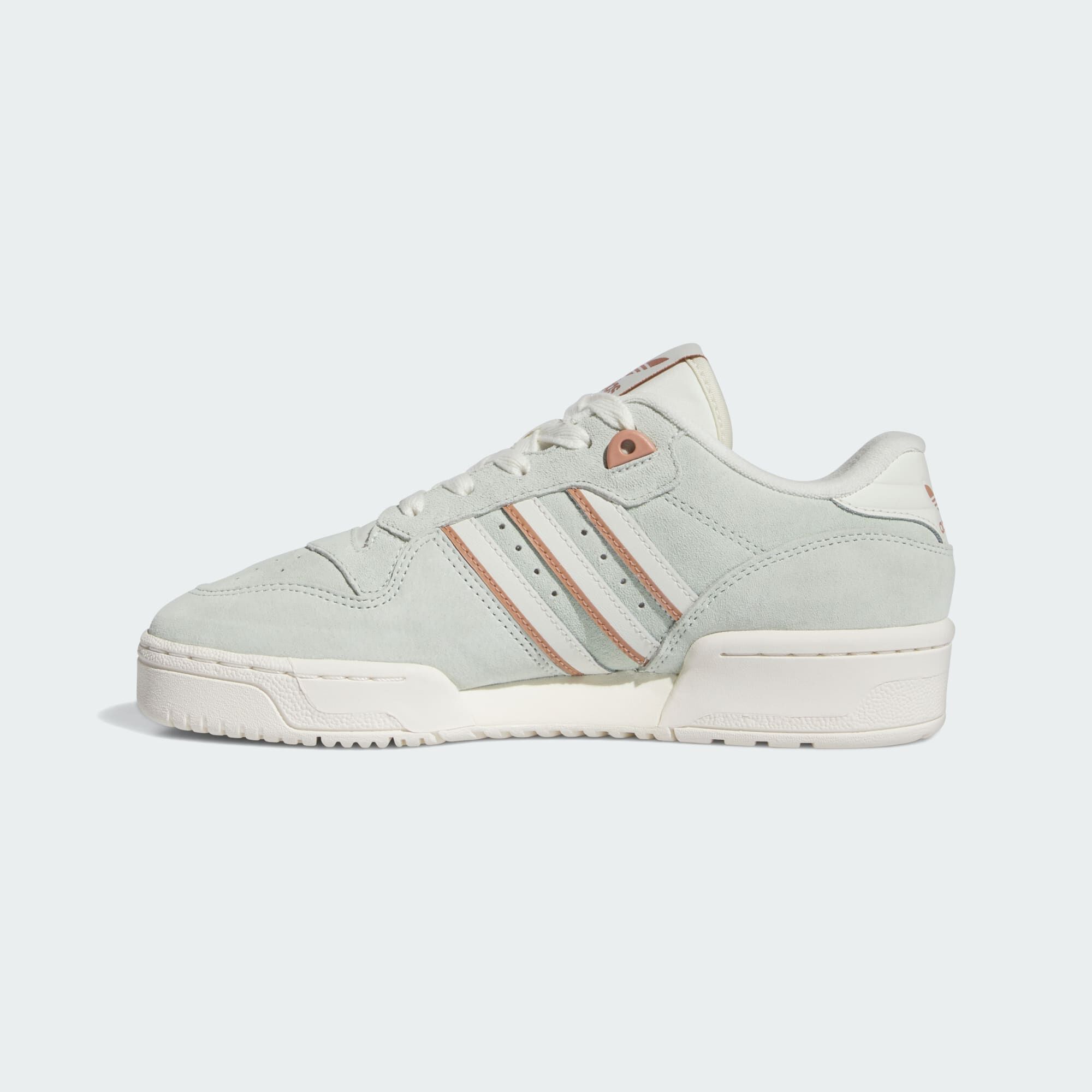 ADIDAS ORIGINALS RIVALRY LOW SHOES Linen Green / Ivory / Clay Strata ...