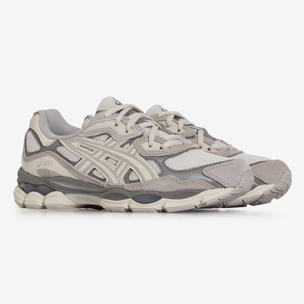ASICS GEL-NYC SNEAKERS FEMME - BEIGE/GRIS - LACETS | Courir.com