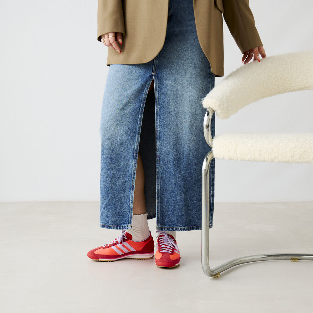 ADIDAS ORIGINALS SL 72 OG SNEAKERS FEMME - ROUGE/ROSE - LACETS | Courir.com