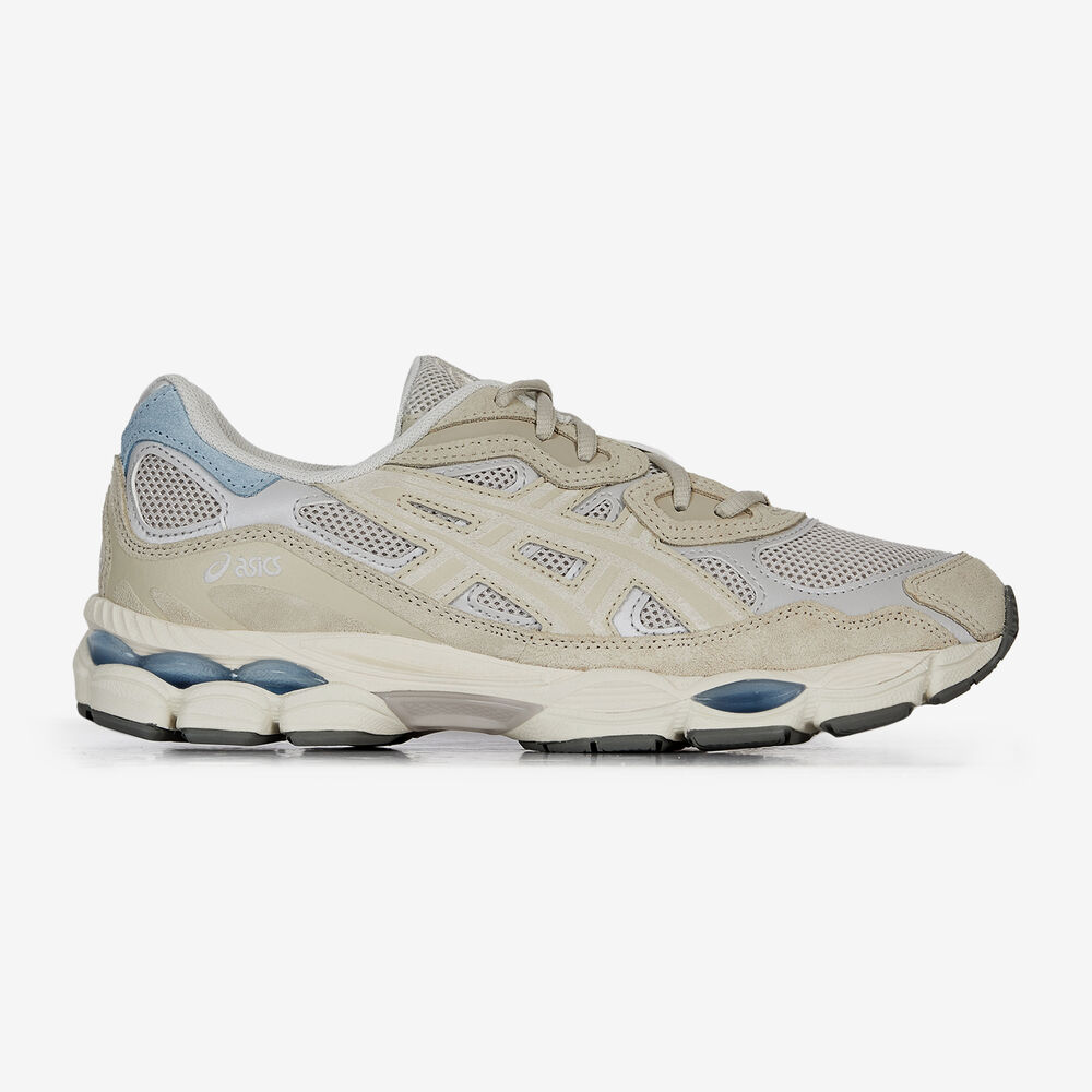 ASICS GEL-NYC SNEAKERS HOMME - BEIGE/BLEU - LACETS | Courir.com