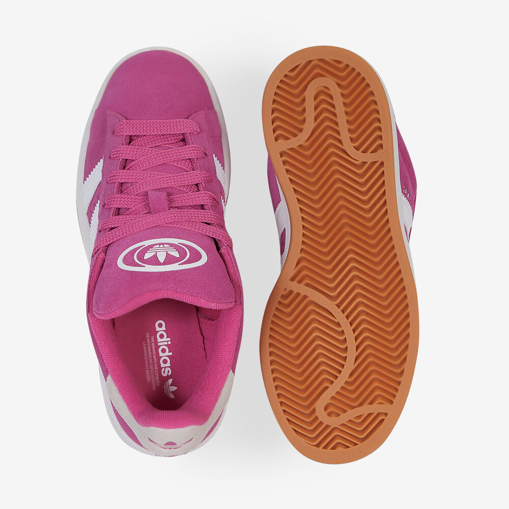 ADIDAS ORIGINALS CAMPUS 00s SNEAKERS ENFANT - ROSE/BLANC - LACETS ...