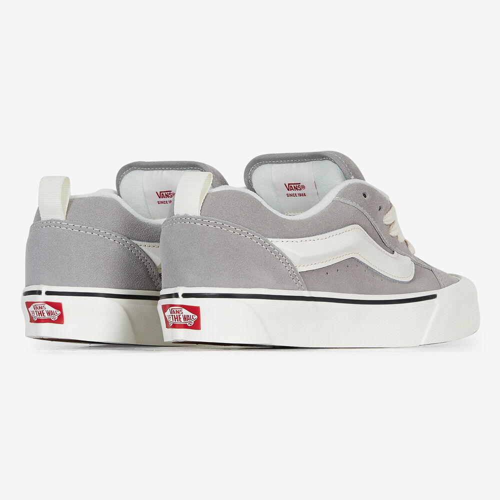 VANS KNU SKOOL SNEAKERS FEMME - GRIS/BEIGE - LACETS | Courir.com