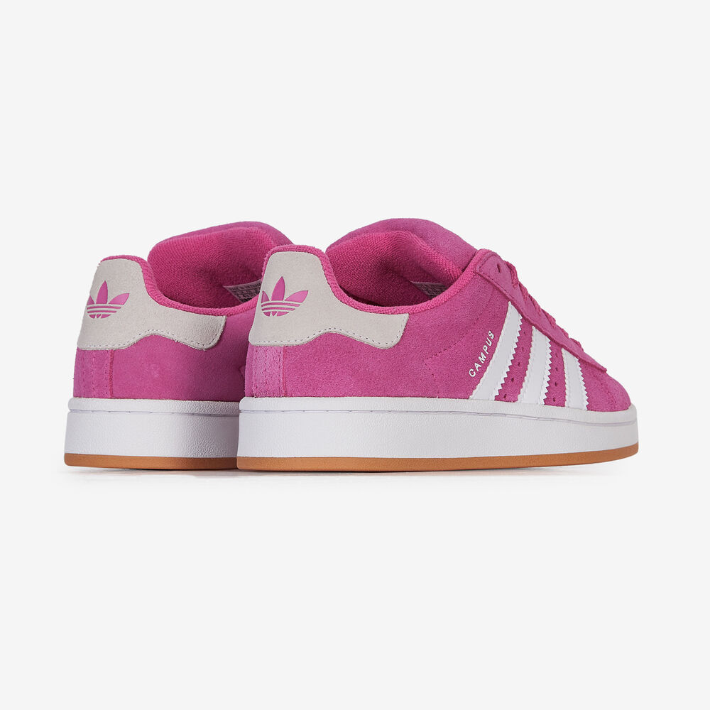 ADIDAS ORIGINALS CAMPUS 00s SNEAKERS ENFANT - ROSE/BLANC - LACETS ...