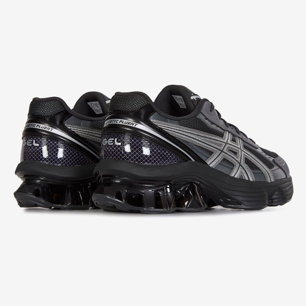 ASICS GEL-KINETIC FLUENT SNEAKERS HOMME - NOIR/GRIS - LACETS | Courir.com