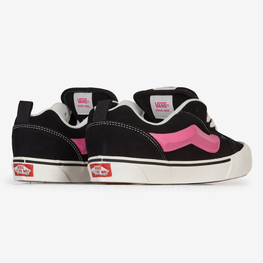 VANS KNU SKOOL SNEAKERS ENFANT - NOIR/ROSE - LACETS | Courir.com