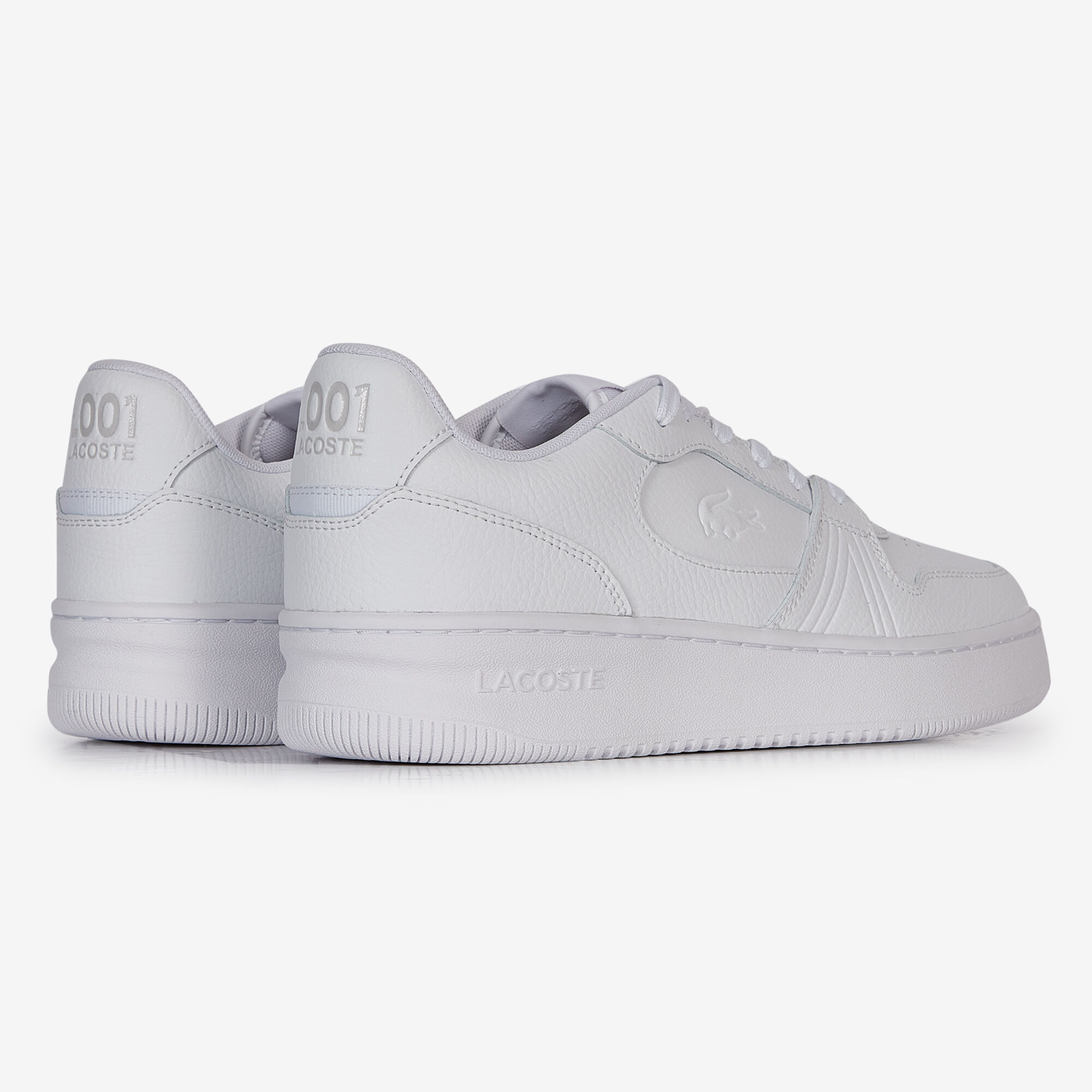 LACOSTE L001 SET SNEAKERS HOMME - BLANC - LACETS | Courir.com