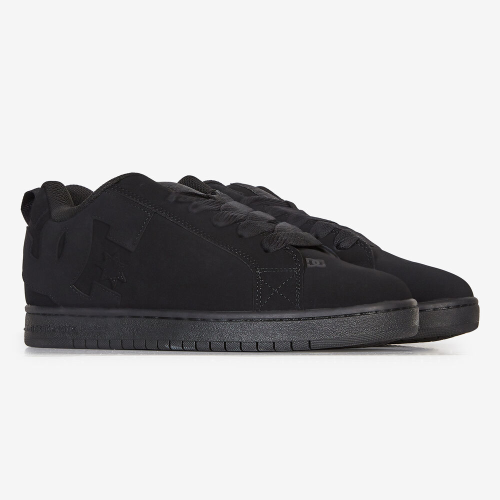 DC SHOES COURT GRAFFIK SNEAKERS HOMME - NOIR - LACETS | Courir.com