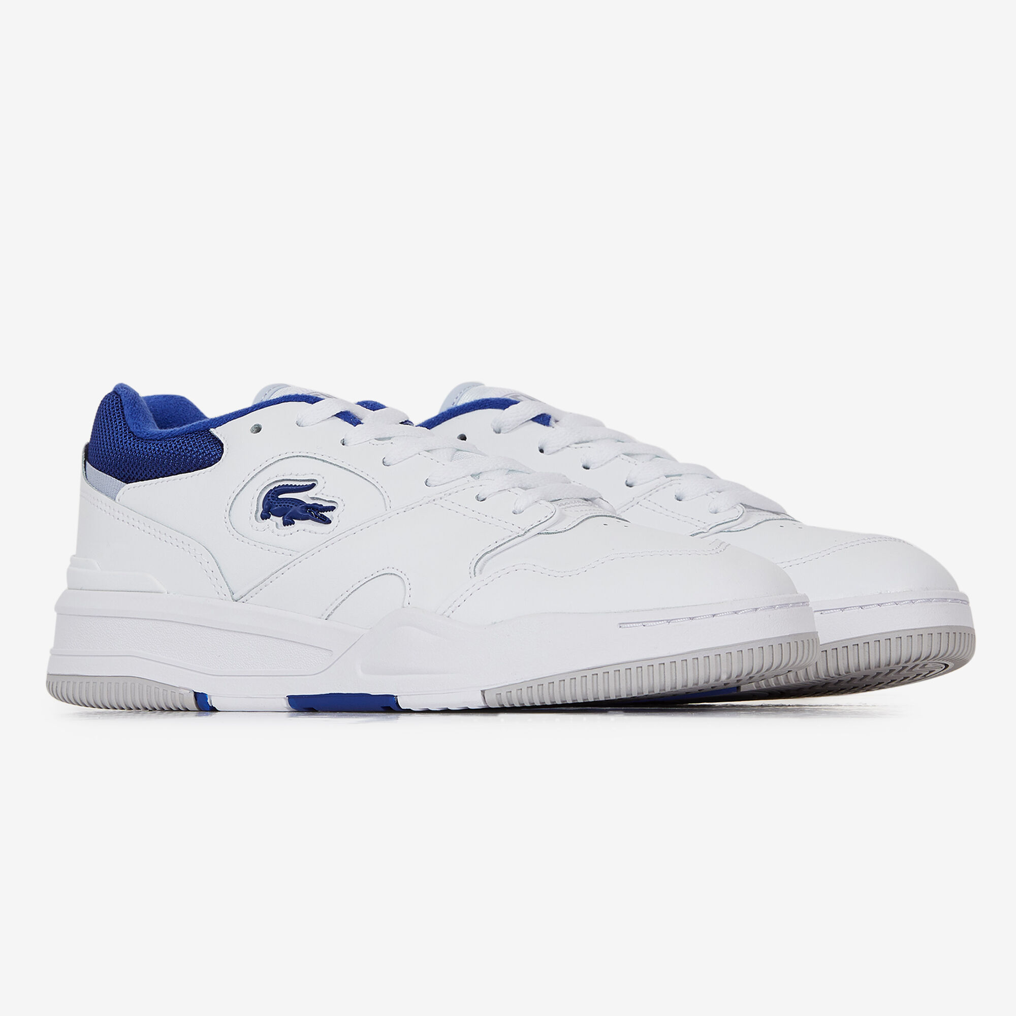 LACOSTE LINESHOT WHITE/BLUE - SNEAKERS MEN | Courir.com