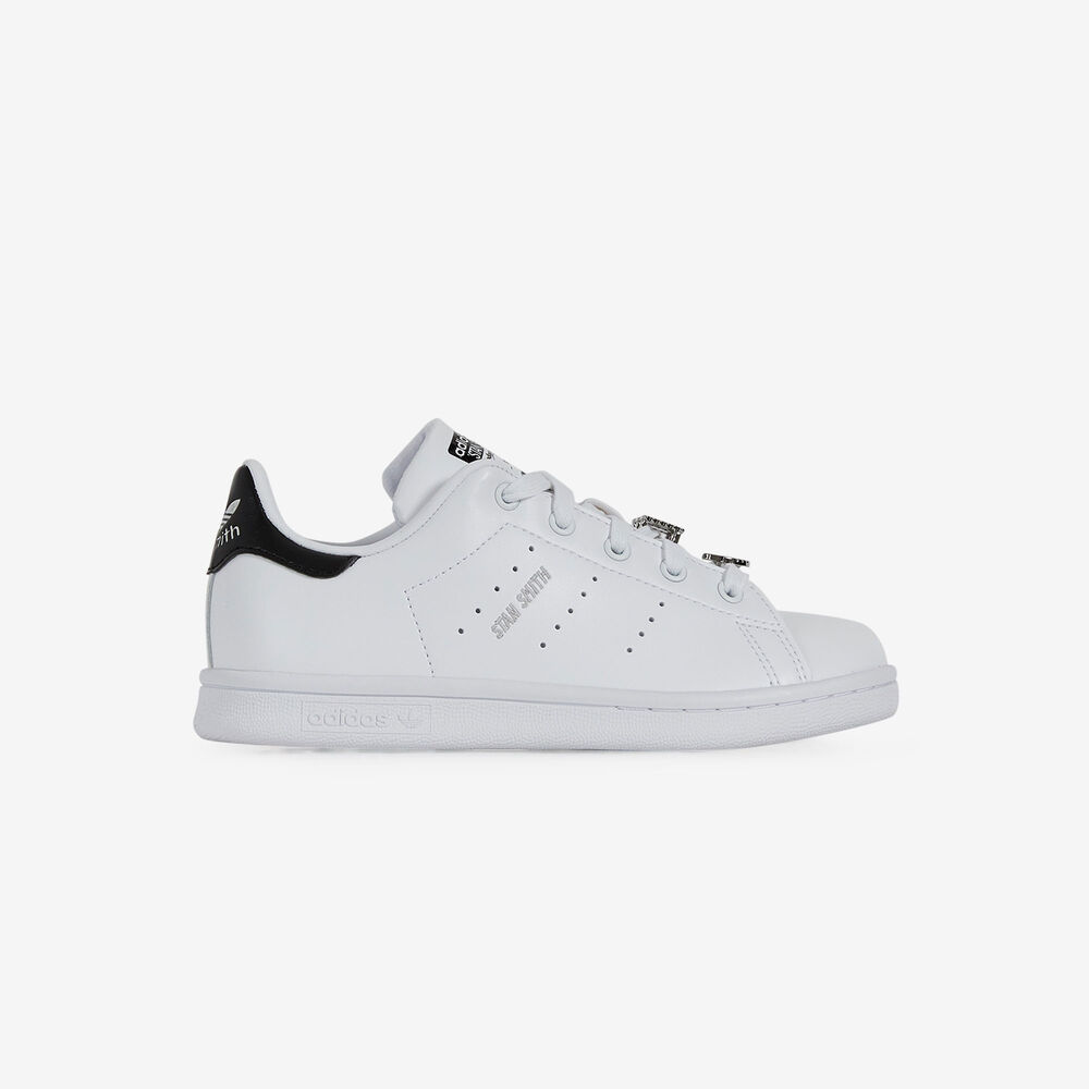 ADIDAS ORIGINALS STAN SMITH JEWEL BLANC/NOIR - SNEAKERS KIDS | Courir.com