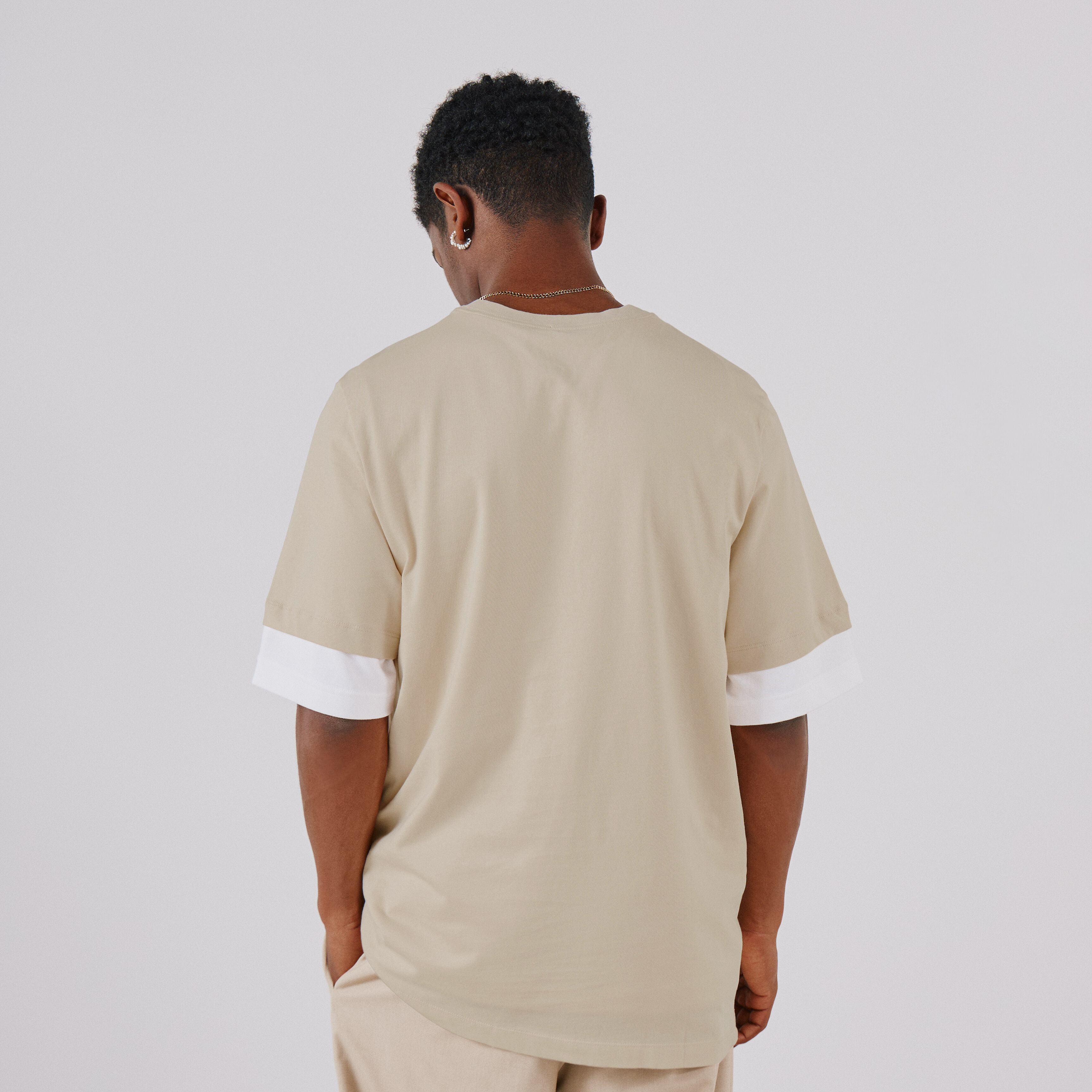 JORDAN TEE SHIRT JUMPMAN EMBROIDERY BEIGE - TEE-SHIRT MEN | Courir.com