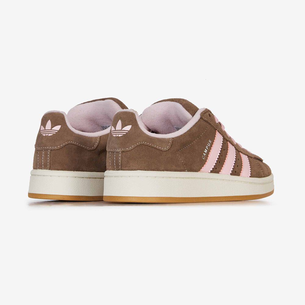 ADIDAS ORIGINALS CAMPUS 00s SNEAKERS ENFANT - MARRON/ROSE - LACETS ...