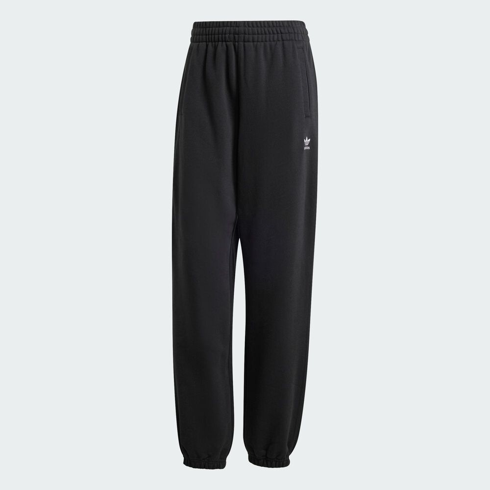 ADIDAS ORIGINALS Essentials French Terry Joggers Black - TROUSERS WOMEN ...
