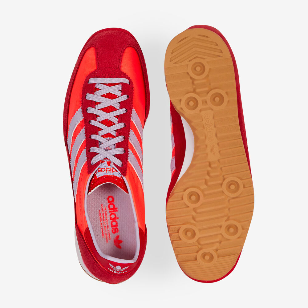 ADIDAS ORIGINALS SL 72 OG SNEAKERS FEMME - ROUGE/ROSE - LACETS | Courir.com