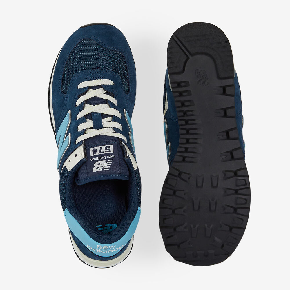NEW BALANCE 574 SNEAKERS HOMME - MARINE - LACETS | Courir.com