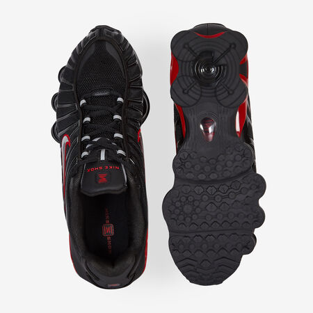 NIKE SHOX TL SNEAKERS HOMME - NOIR/ROUGE - LACETS | Courir.com