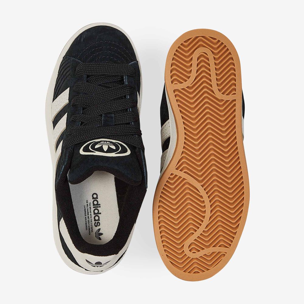ADIDAS ORIGINALS CAMPUS 00s SNEAKERS FEMME - NOIR/BEIGE - LACETS ...
