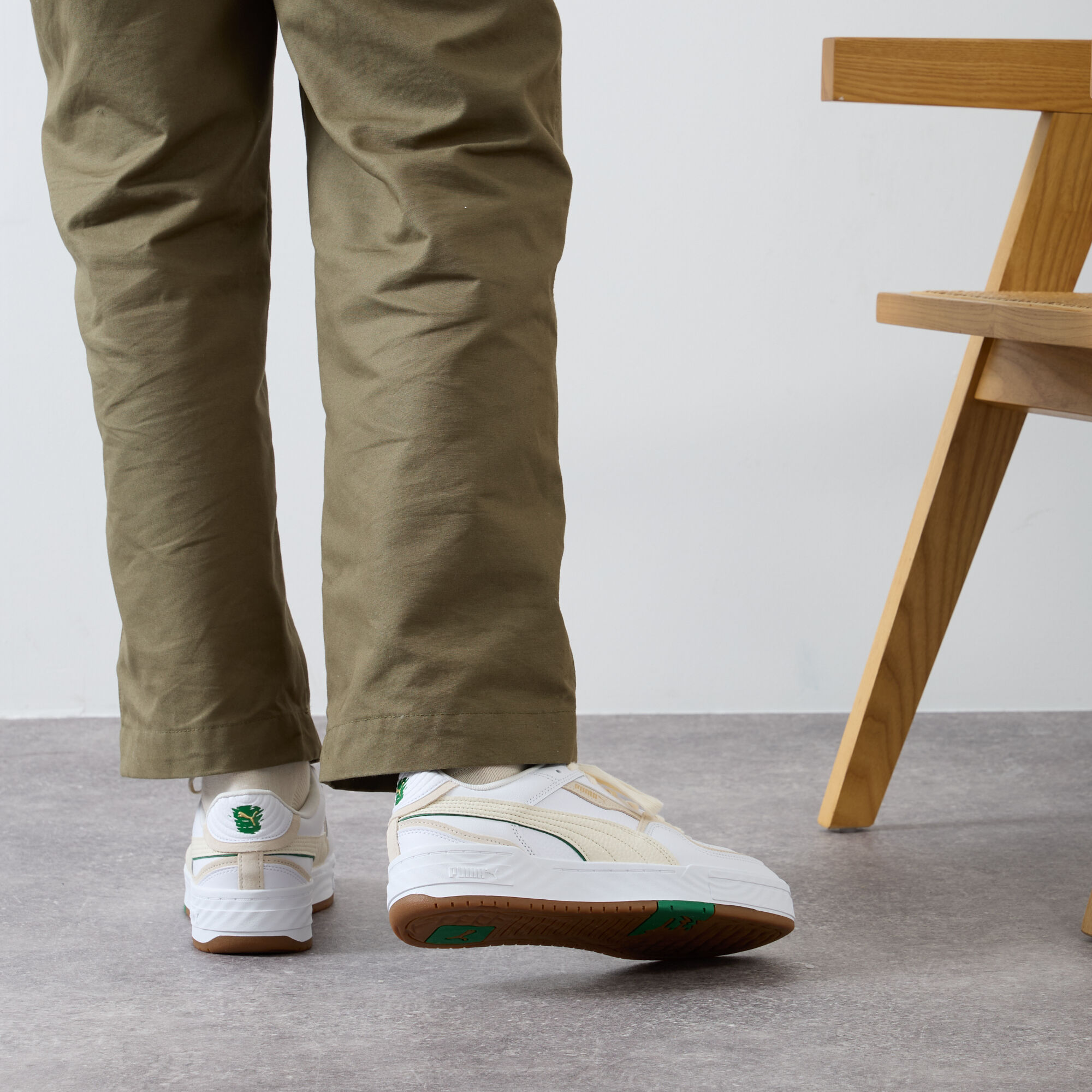 PUMA CA PRO RIPPLE WHITE/GREEN - SNEAKERS MEN | Courir.com