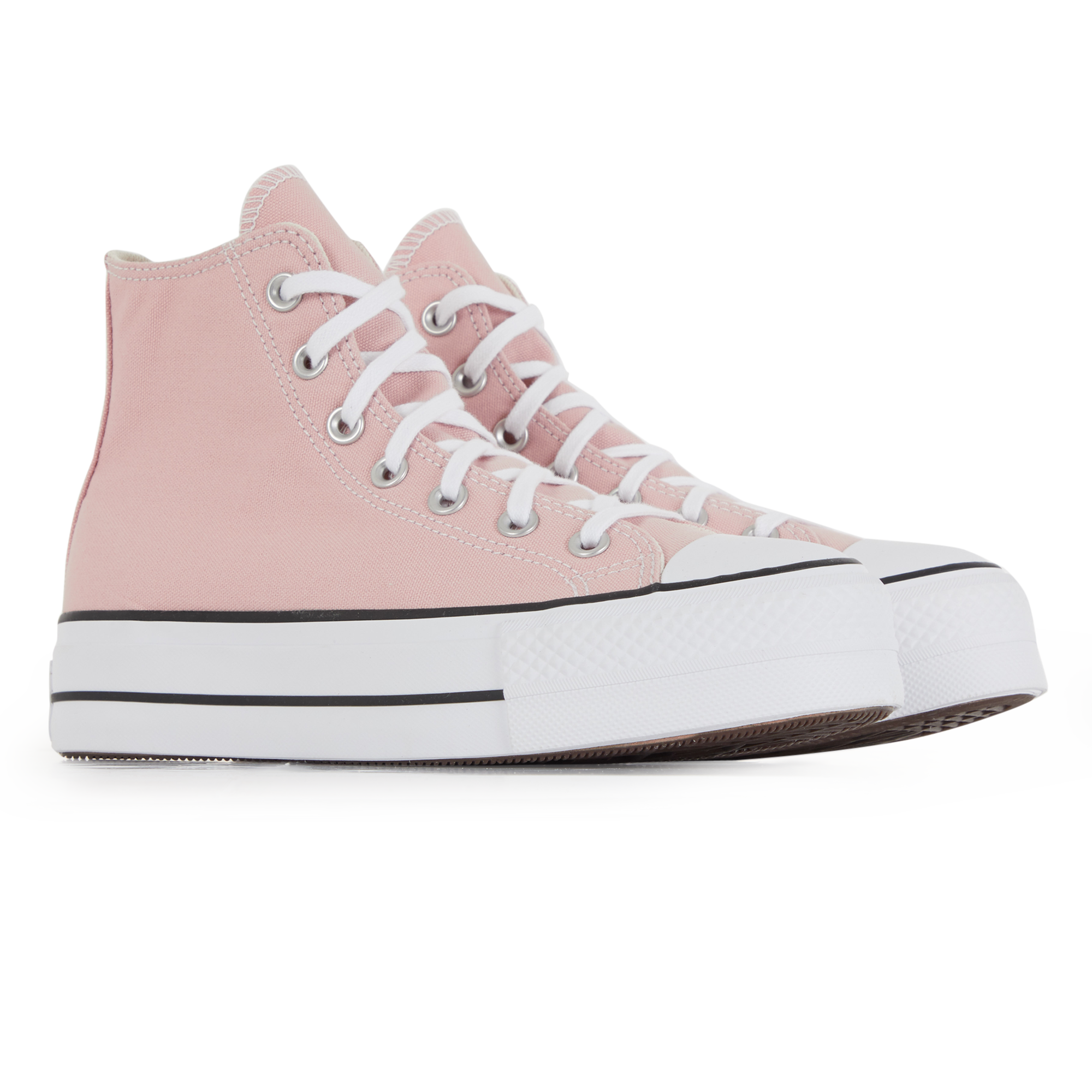 Converse rose plateforme new arrivals
