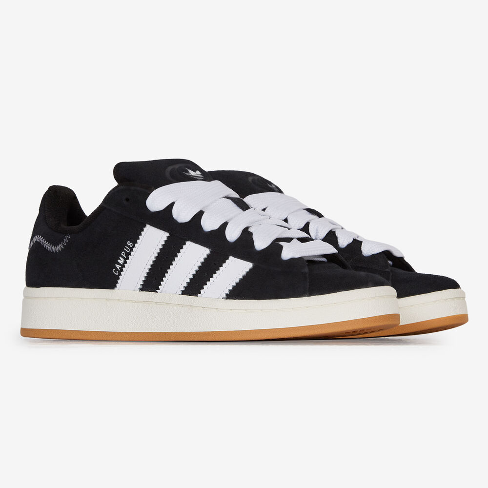 ADIDAS ORIGINALS CAMPUS 00s SNEAKERS FEMME - NOIR/BLANC - LACETS ...