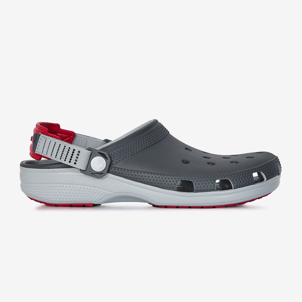 CROCS CLASSIC TURBO CLOG GREY/RED - SUMMER MEN | Courir.com