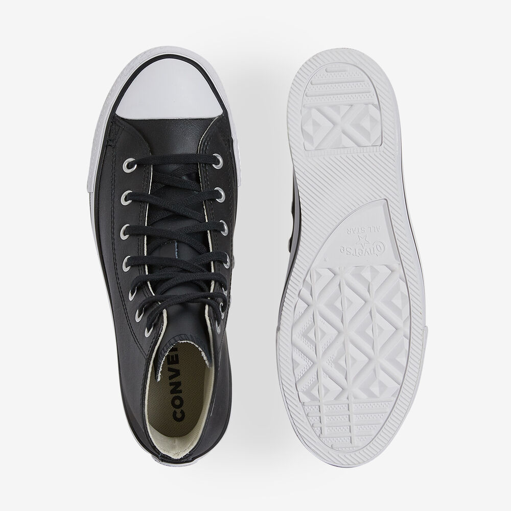 CONVERSE CHUCK TAYLOR ALL STAR EVA LIFT HI LEATHE SNEAKERS ENFANT ...