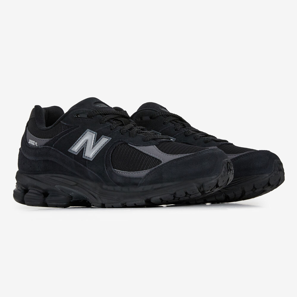 NEW BALANCE 2002R SNEAKERS HOMME - NOIR/ARGENT - LACETS | Courir.com