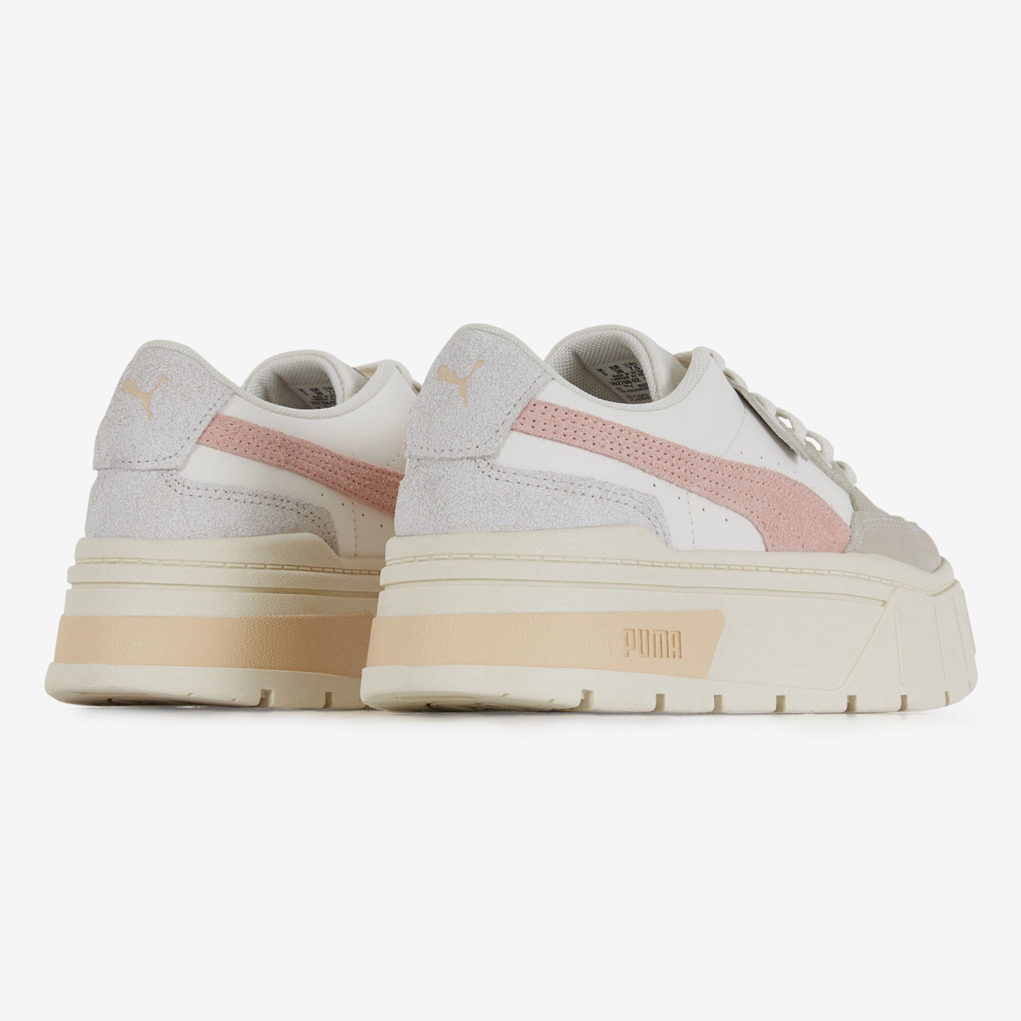 PUMA MAYZE STACK THRIFTED BEIGE/PINK SNEAKERS WOMEN