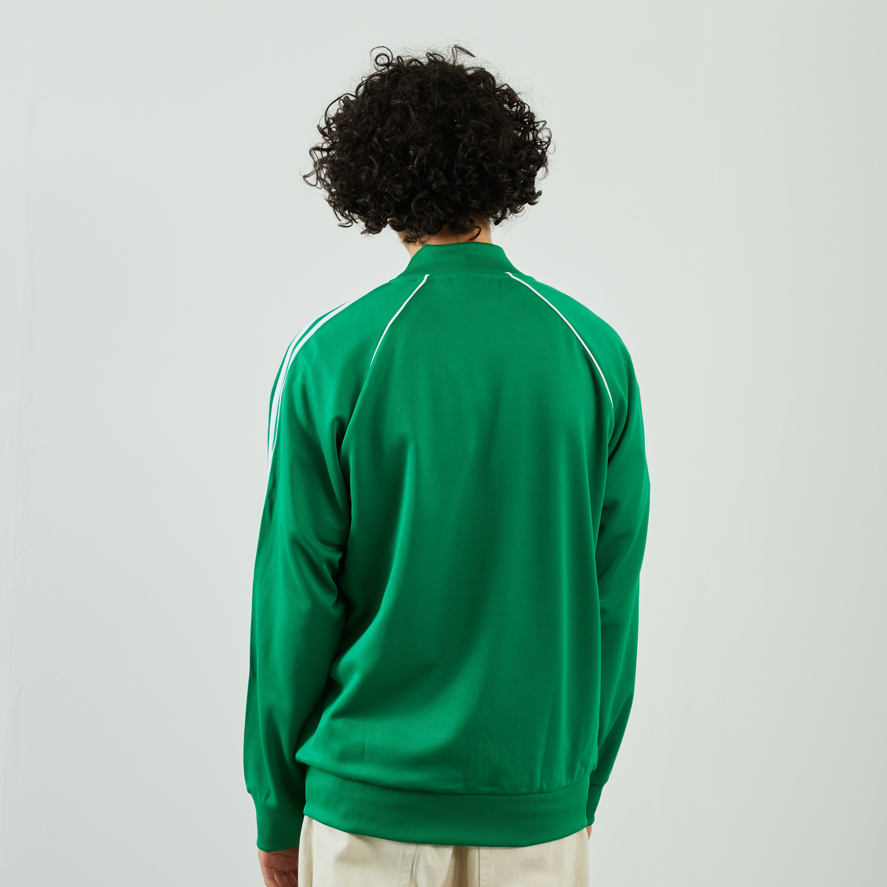 ADIDAS ORIGINALS FULL ZIP SUPERSTAR TRACKTOP JACKET GREEN/WHITE ...