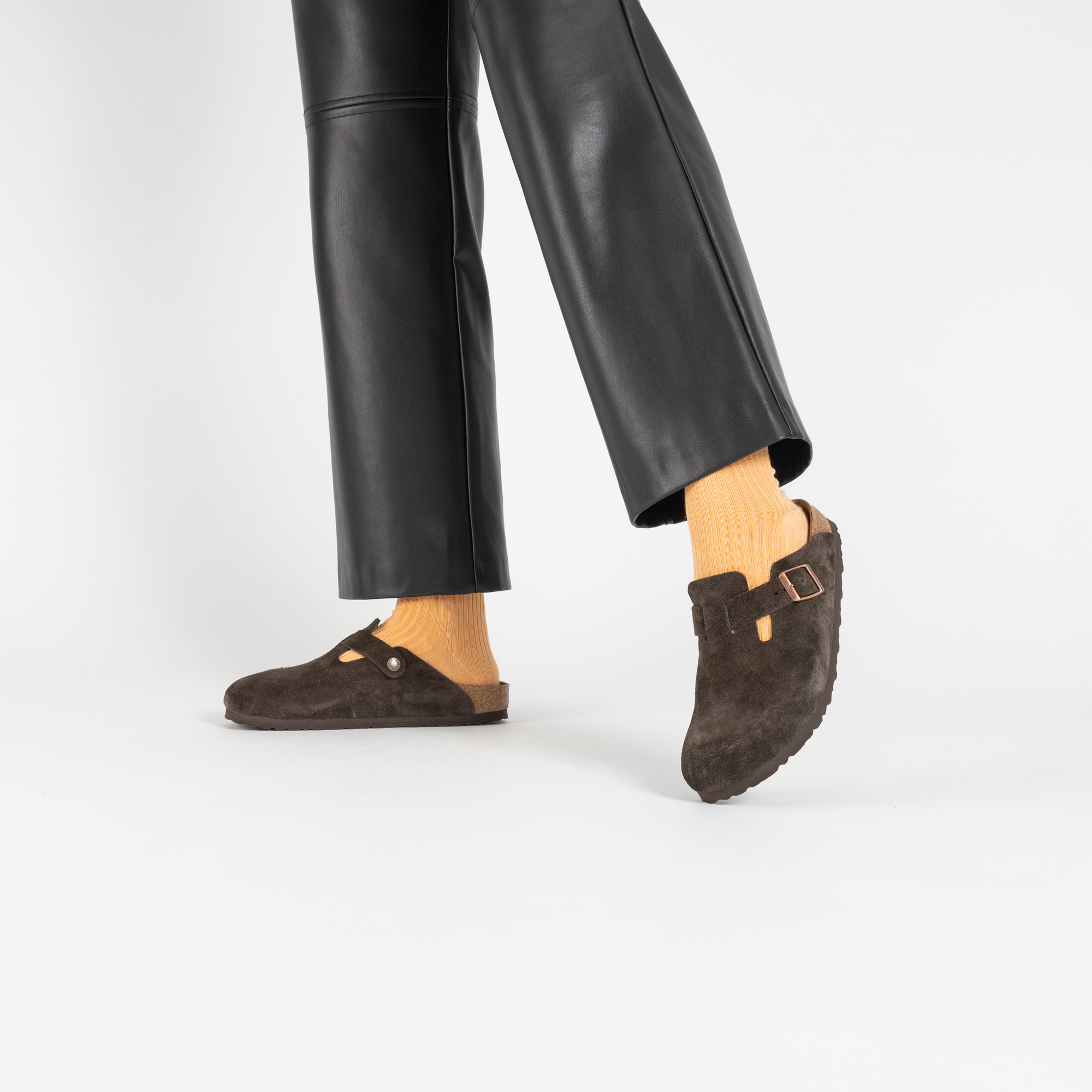 BIRKENSTOCK BOSTON MOCHA MARRON - SNEAKERS FEMME | Courir.com