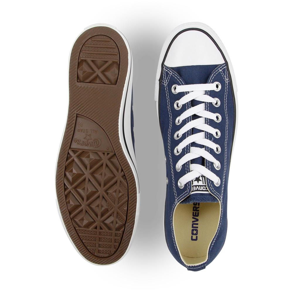 CONVERSE CHUCK TAYLOR ALL STAR OX CORE SNEAKERS HOMME - MARINE - LACETS ...