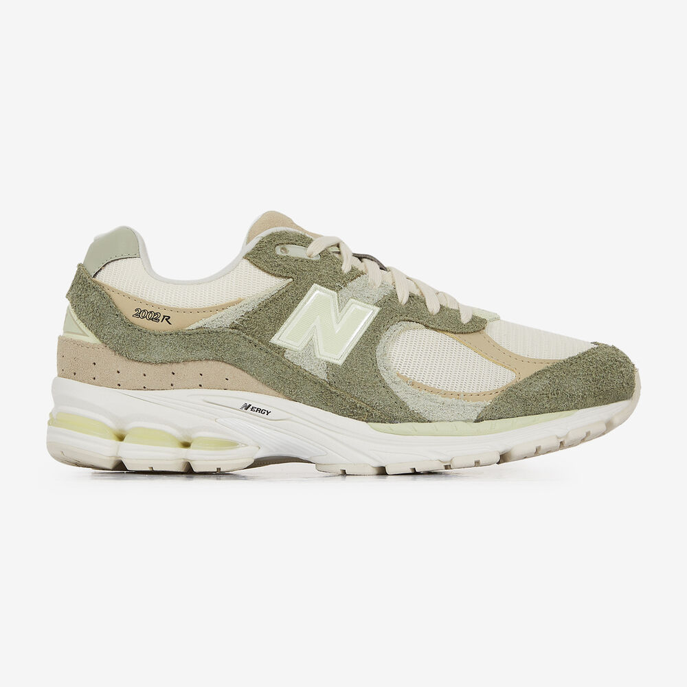 NEW BALANCE 2002R SNEAKERS HOMME - VERT/BLANC - LACETS | Courir.com