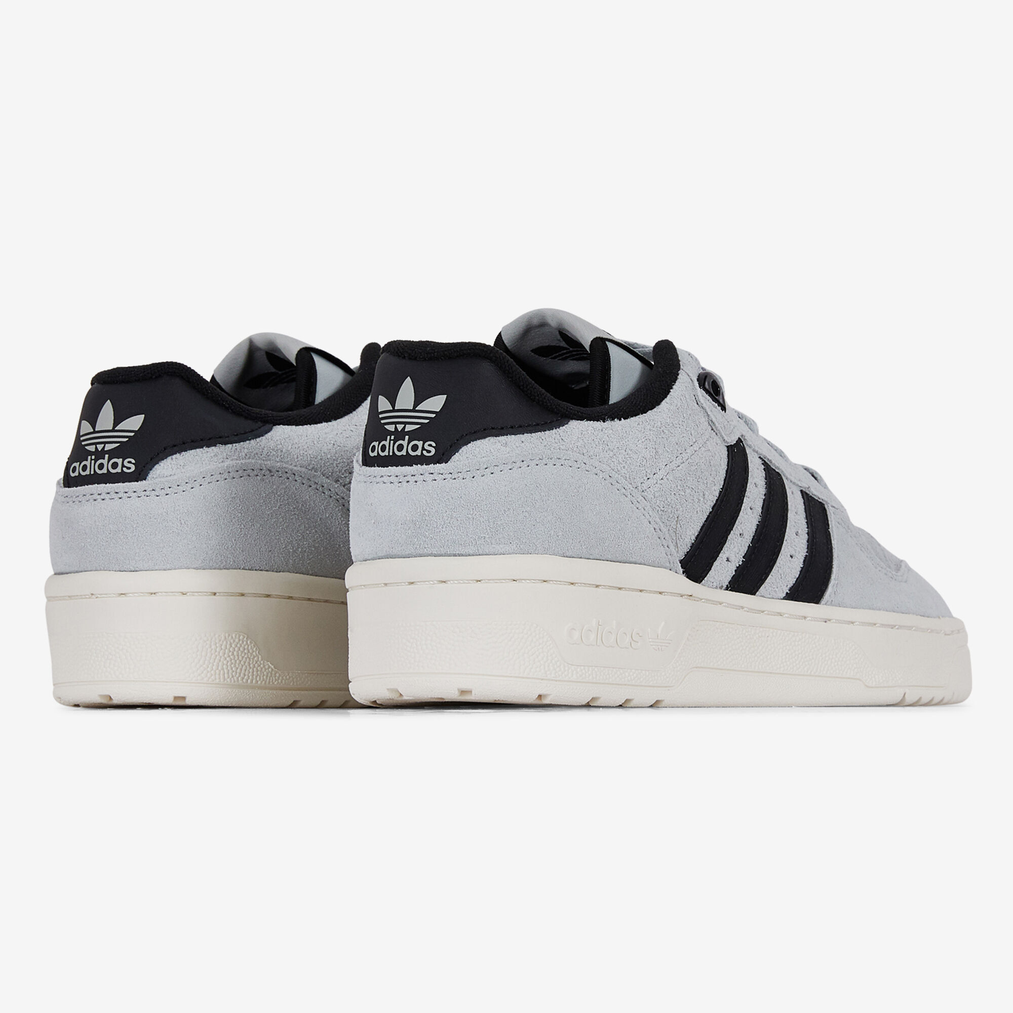 ADIDAS ORIGINALS RIVALRY LOW SUEDE GRIS/NOIR - SNEAKERS HOMME | Courir.com