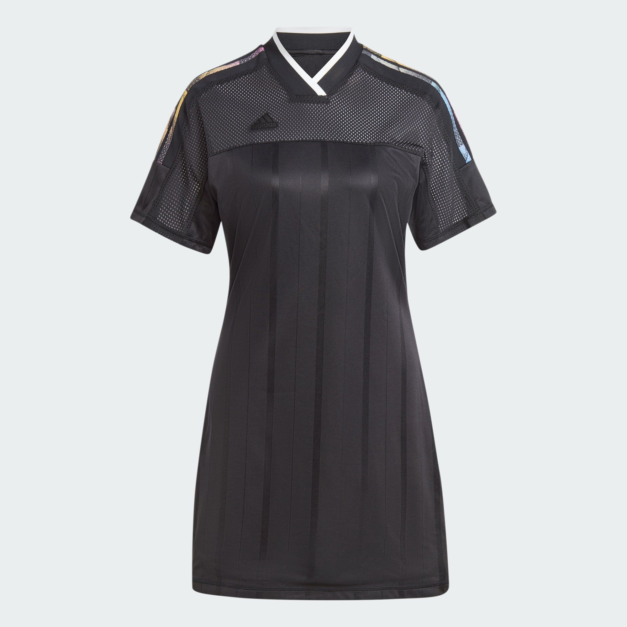 ADIDAS SPORTSWEAR Tiro Summer Tee Dress Black / Multicolor - ROBES ...