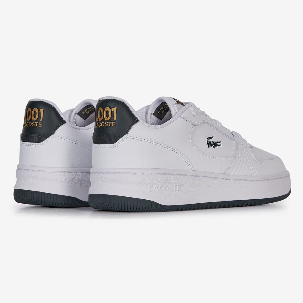 LACOSTE L001 SET SNEAKERS HOMME - BLANC/VERT - LACETS | Courir.com