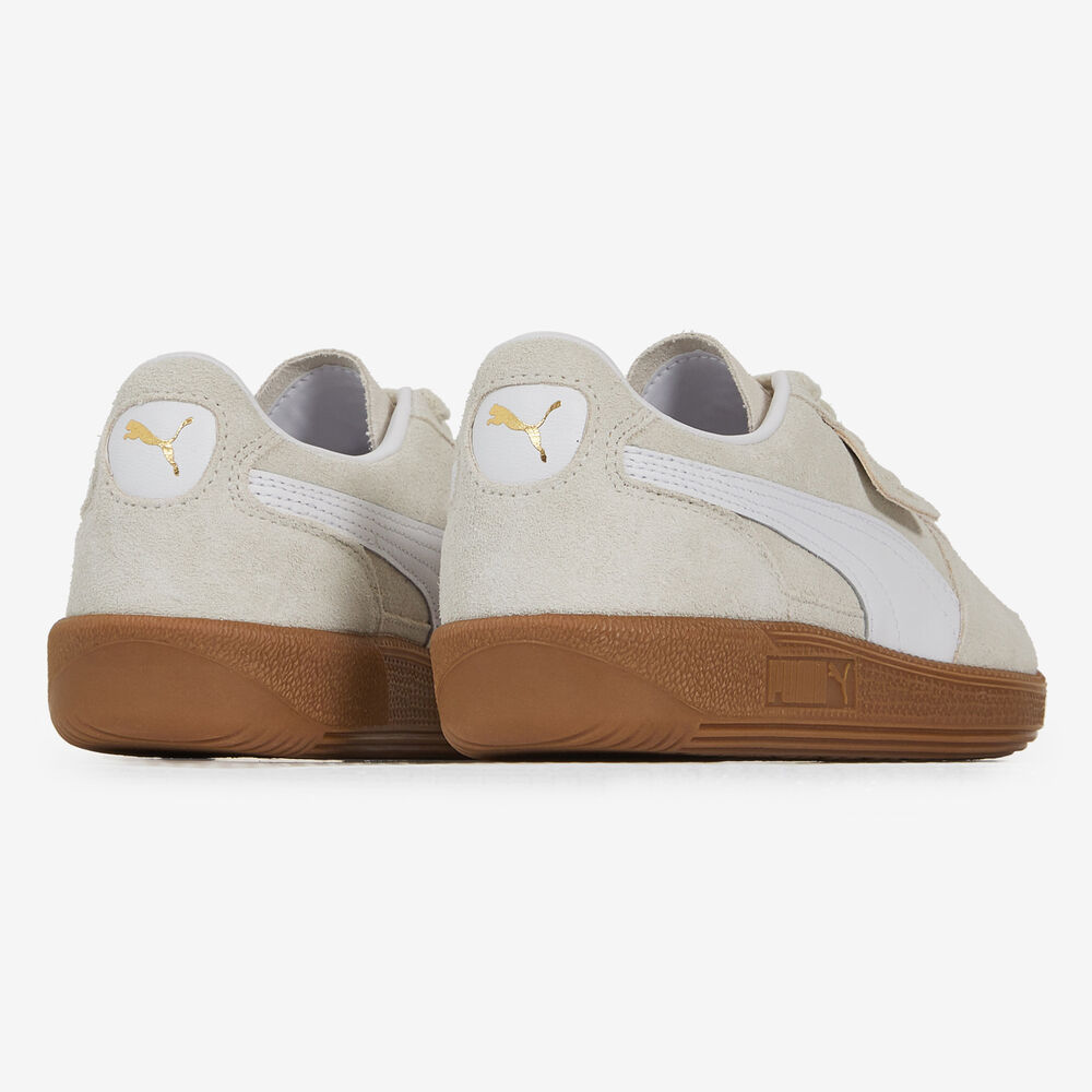 PUMA PALERMO SNEAKERS FEMME - BEIGE/BLANC - LACETS | Courir.com
