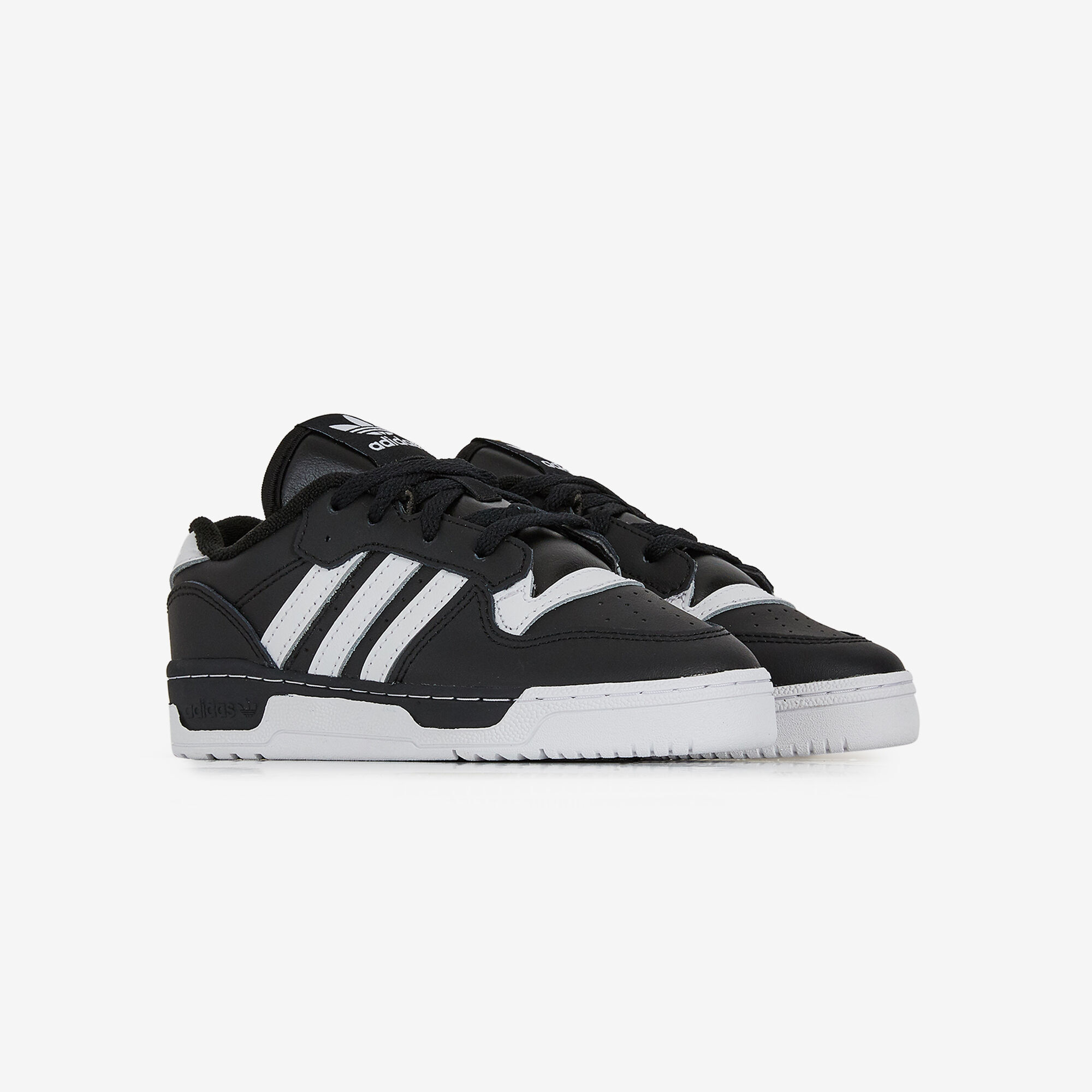 ADIDAS ORIGINALS RIVALRY LOW BLACK/WHITE - SNEAKERS KIDS | Courir.com