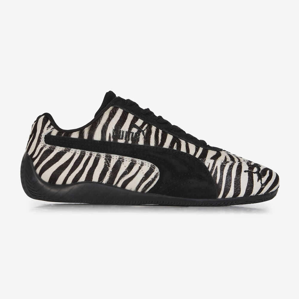 PUMA SPEEDCAT ZEBRA BLACK/WHITE - SNEAKERS WOMEN | Courir.com