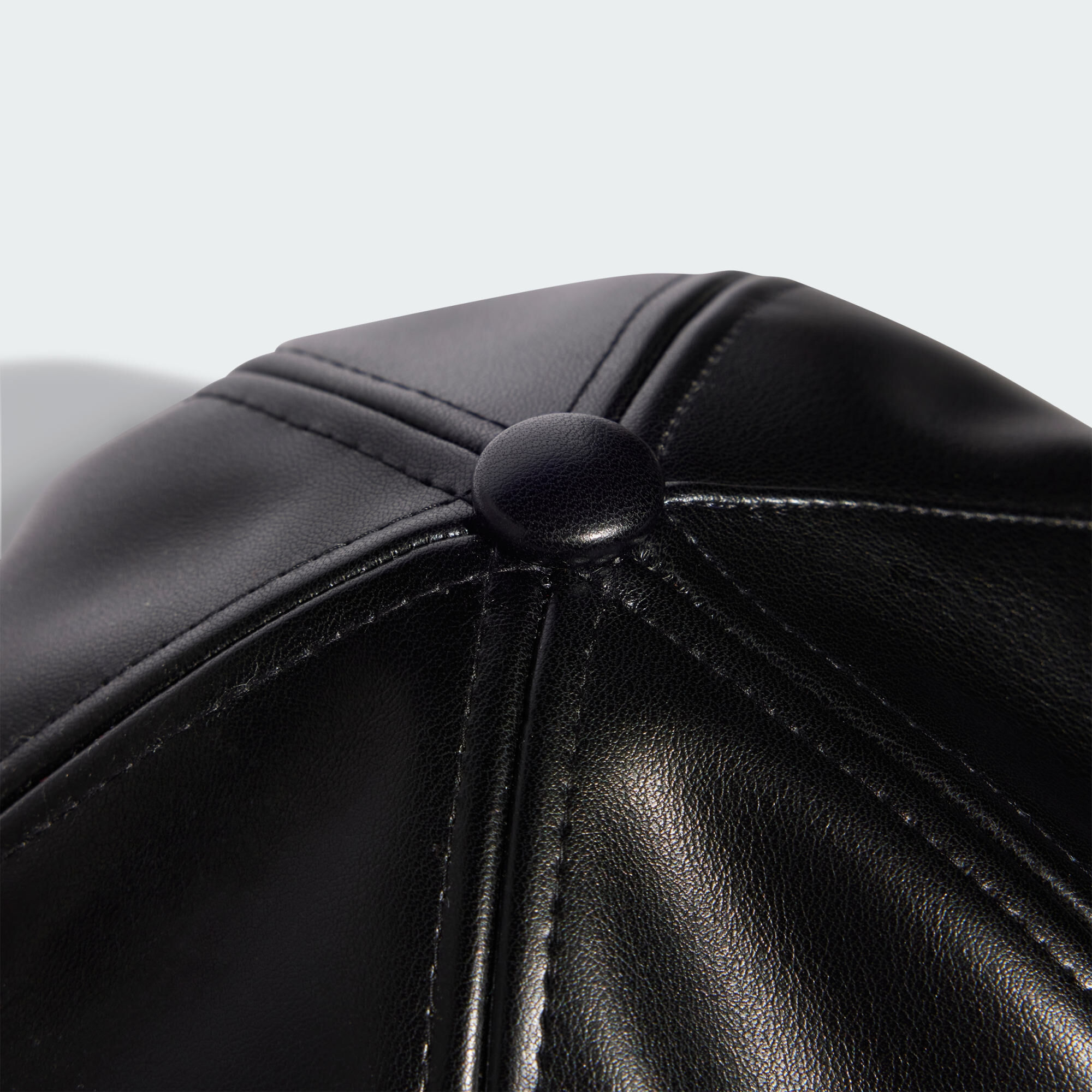 ADIDAS ORIGINALS Polyurethane Trefoil Outline Baseball Cap Black ...