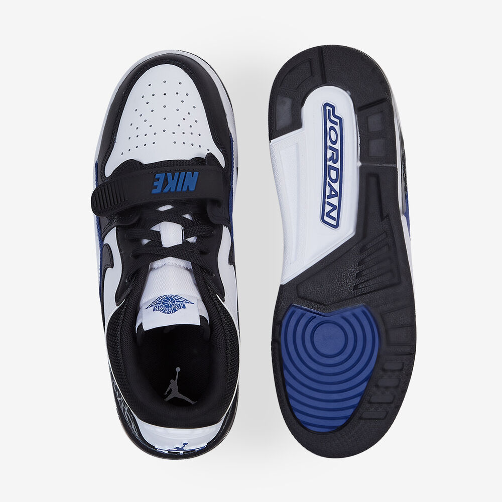 JORDAN LEGACY 312 SNEAKERS ENFANT - BLANC/BLEU - SCRATCH,LACETS ...