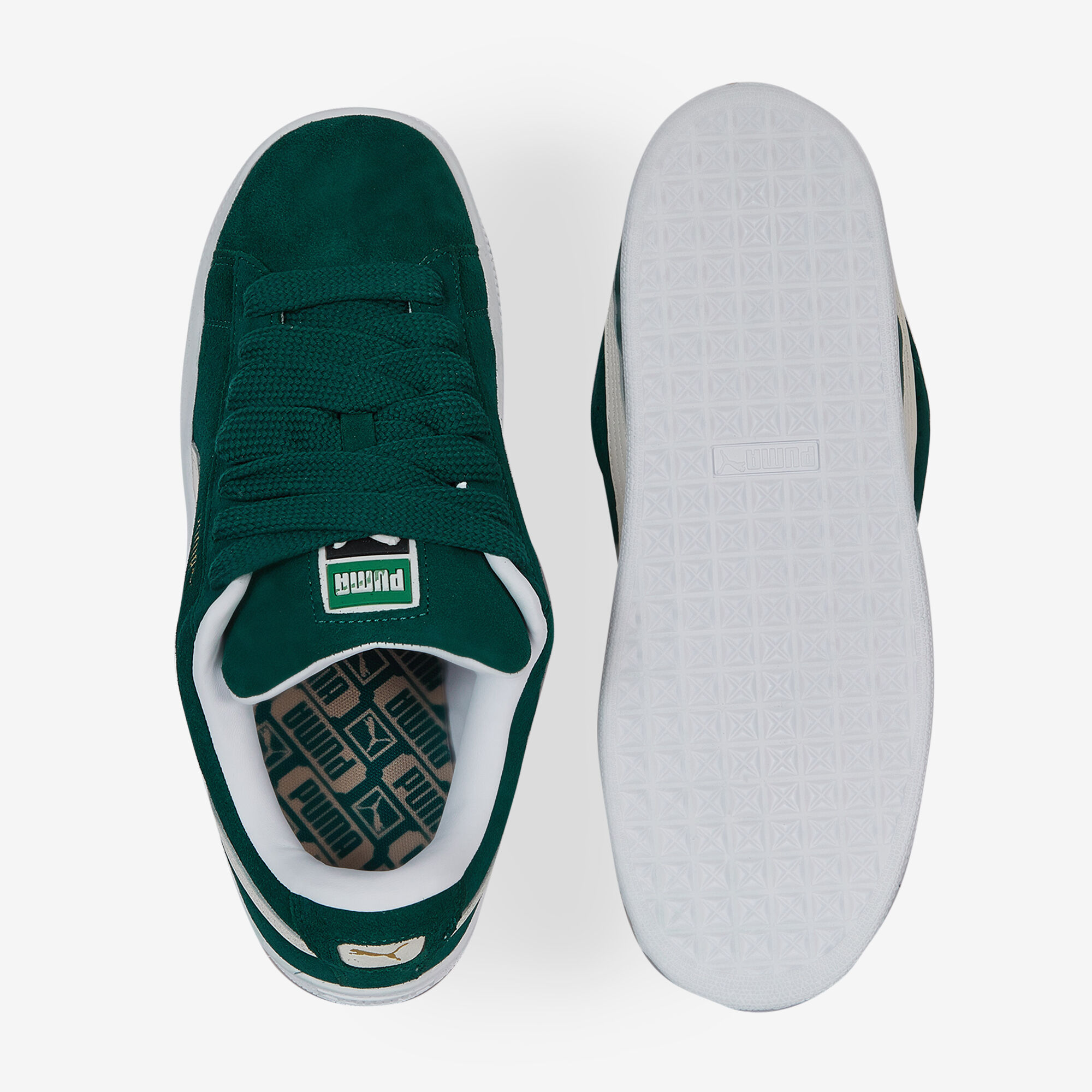 PUMA SUEDE XL GREEN/WHITE - SNEAKERS MEN | Courir.com