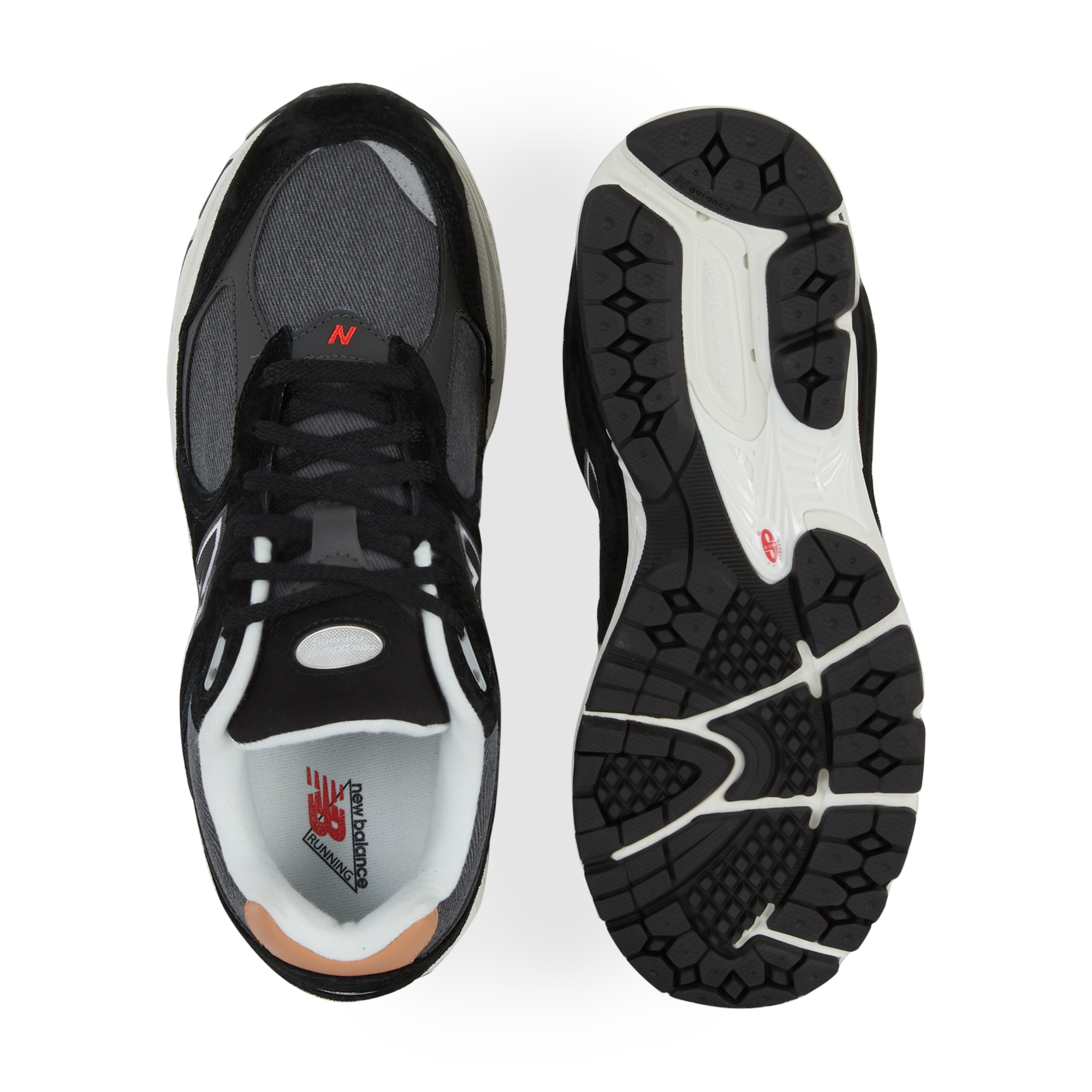 NEW BALANCE 2002R DENIM BLACK/WHITE - SNEAKERS MEN | Courir.com