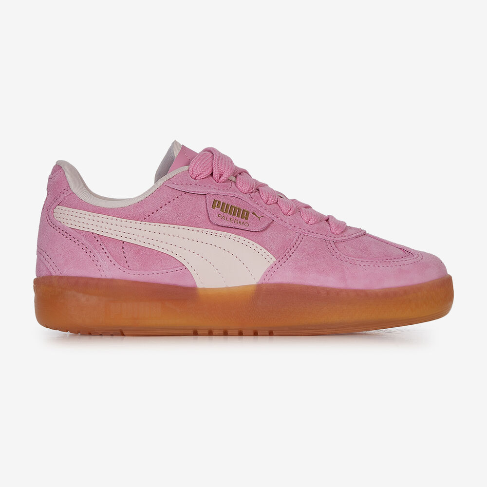 PUMA PALERMO MODA SNEAKERS FEMME - ROSE/BLANC - LACETS | Courir.com