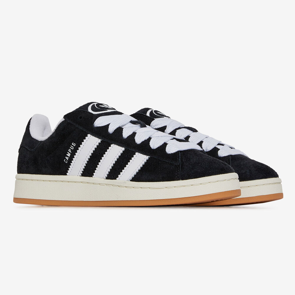 ADIDAS ORIGINALS CAMPUS 00s SNEAKERS FEMME - NOIR/BLANC - LACETS ...