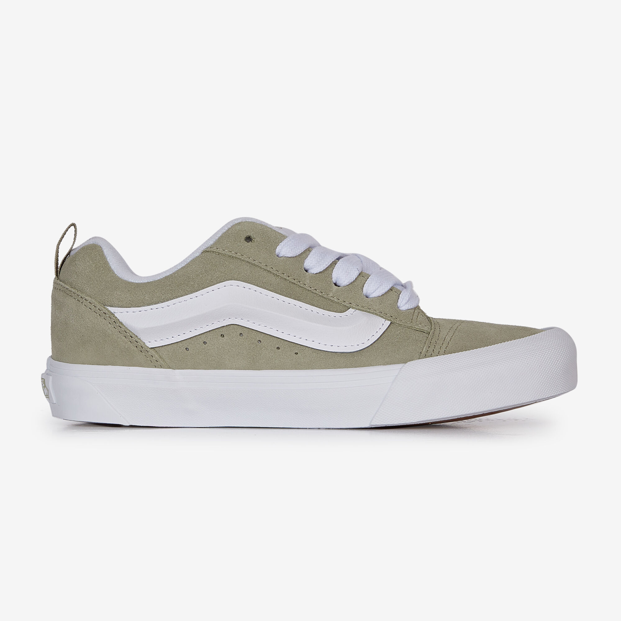 VANS KNU SKOOL TAUPE/BLANC - SNEAKERS FEMME | Courir.com