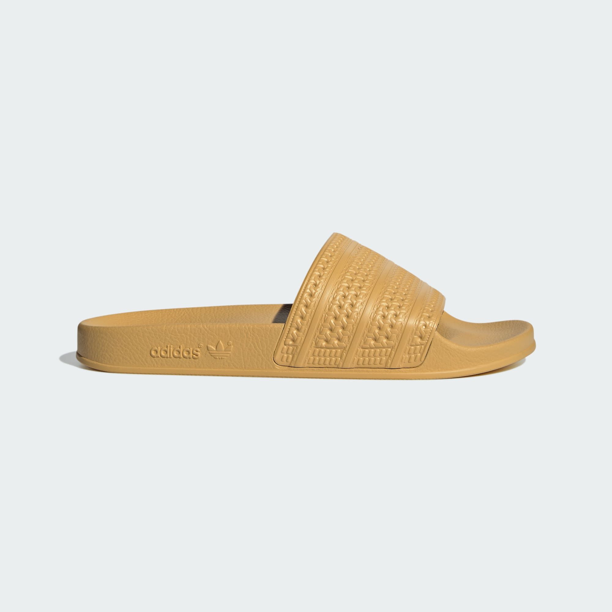 ADIDAS ORIGINALS CLAQUETTE ADILETTE Oat / Oat / Oat - ESTIVALES MIXTE ...
