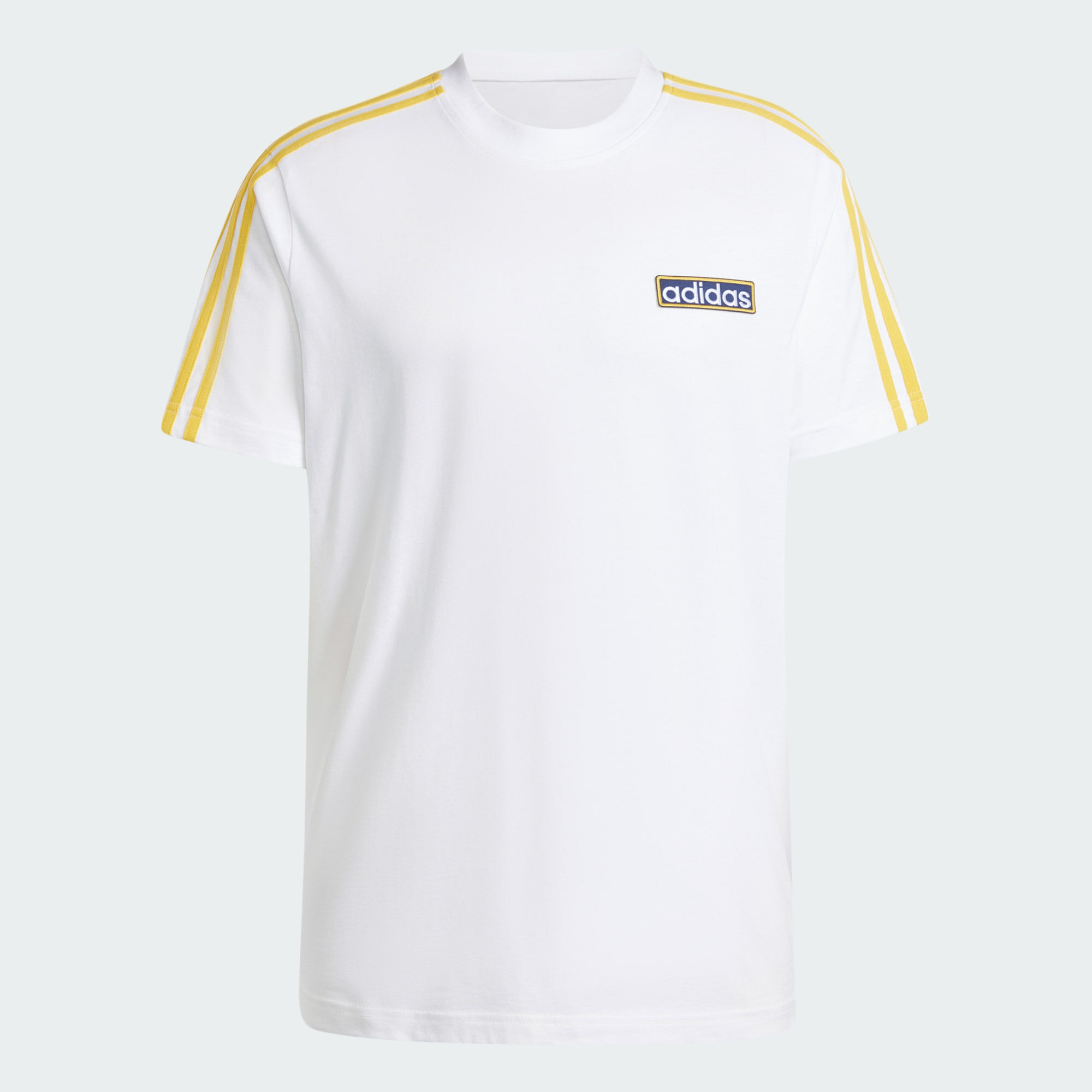 ADIDAS ORIGINALS T-SHIRT ADICOLOR ADIBREAK White / Bold Gold ...