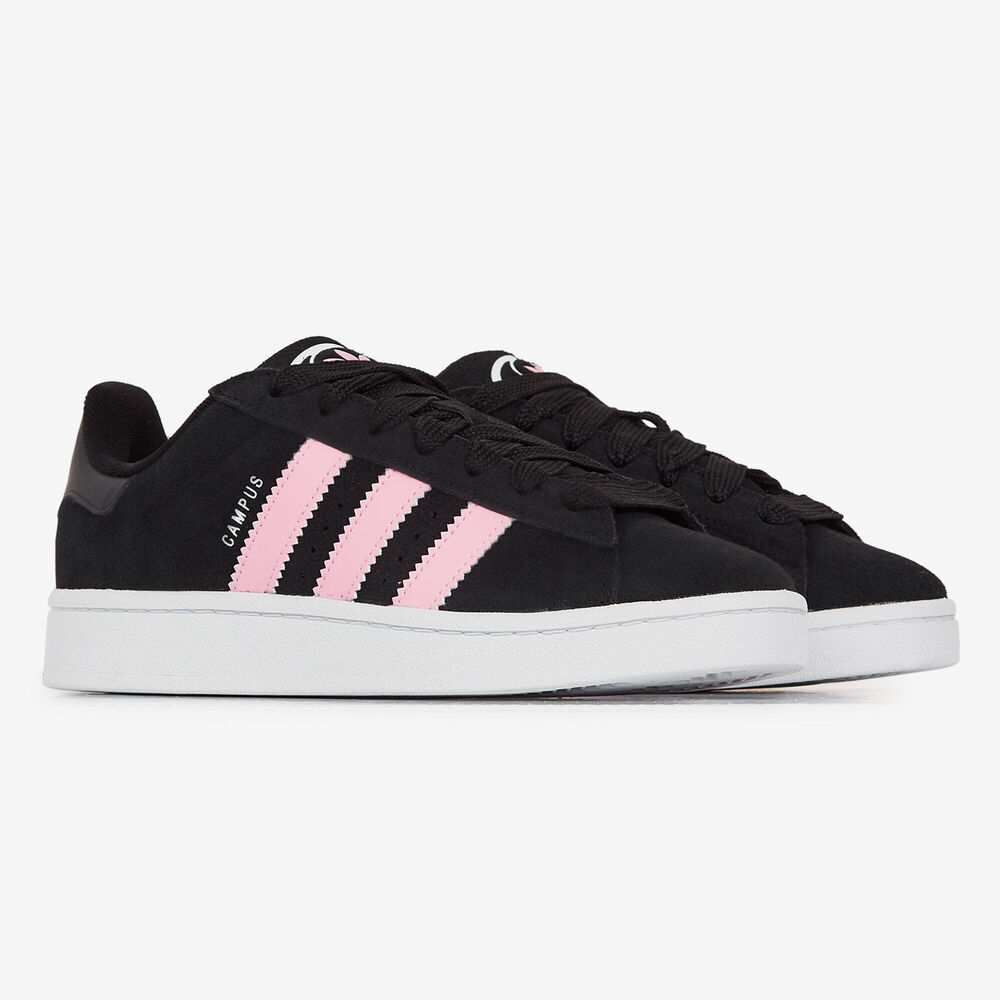 ADIDAS ORIGINALS CAMPUS 00s SNEAKERS FEMME - NOIR/ROSE - LACETS ...
