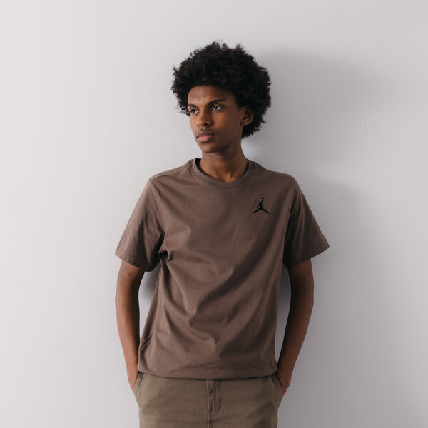 JORDAN TEE SHIRT JUMPMAN EMBROIDERY MARRON - TEE-SHIRT HOMME | Courir.com